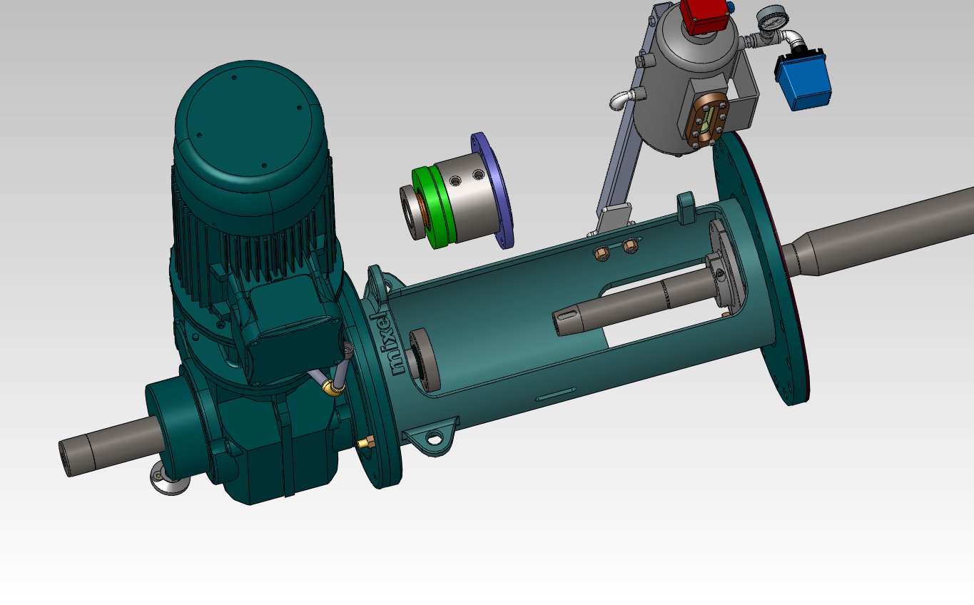 Side Jet, horizontal agitator for tanks